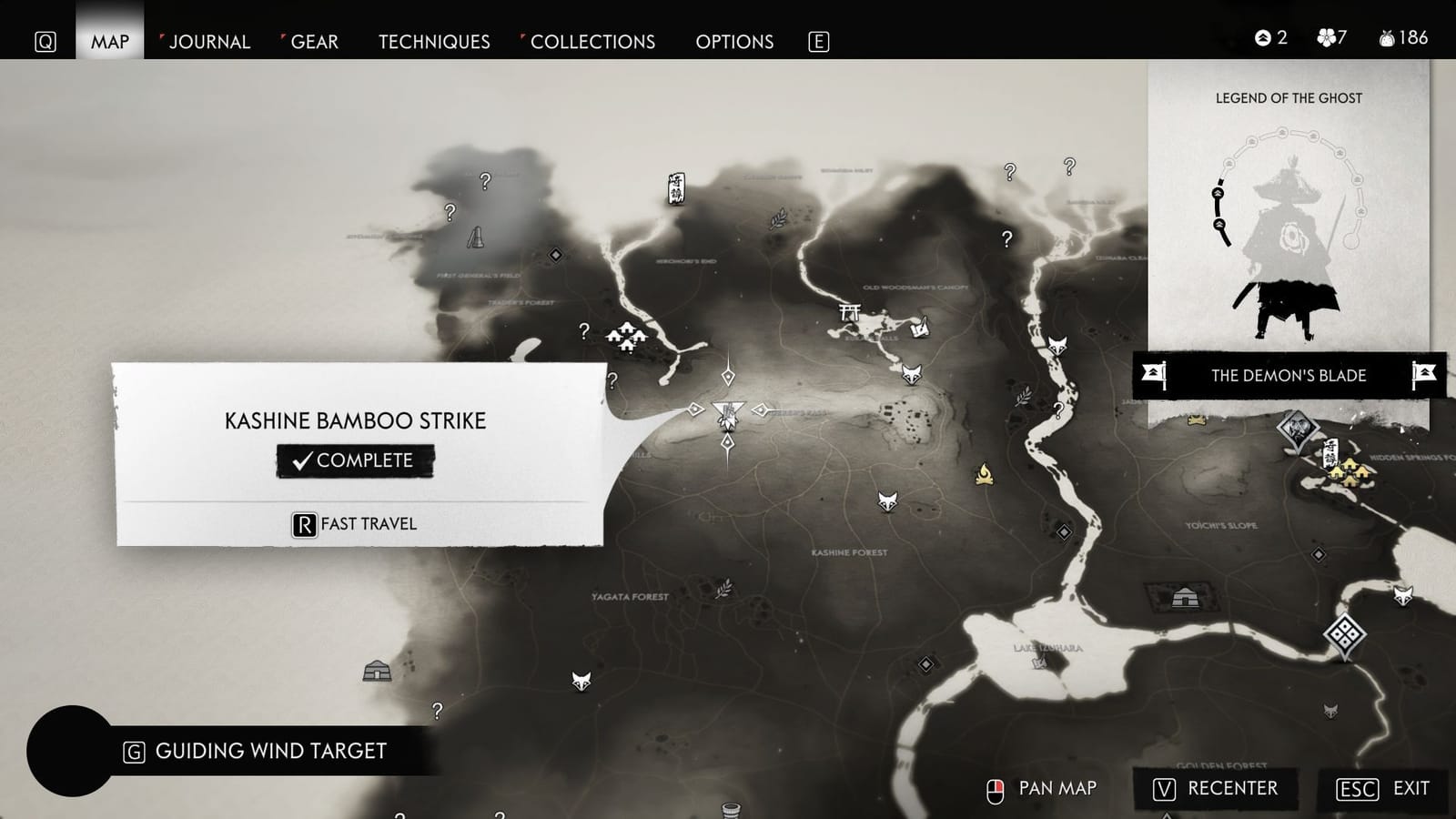 All bamboo strike locations in Ghost of Tsushima