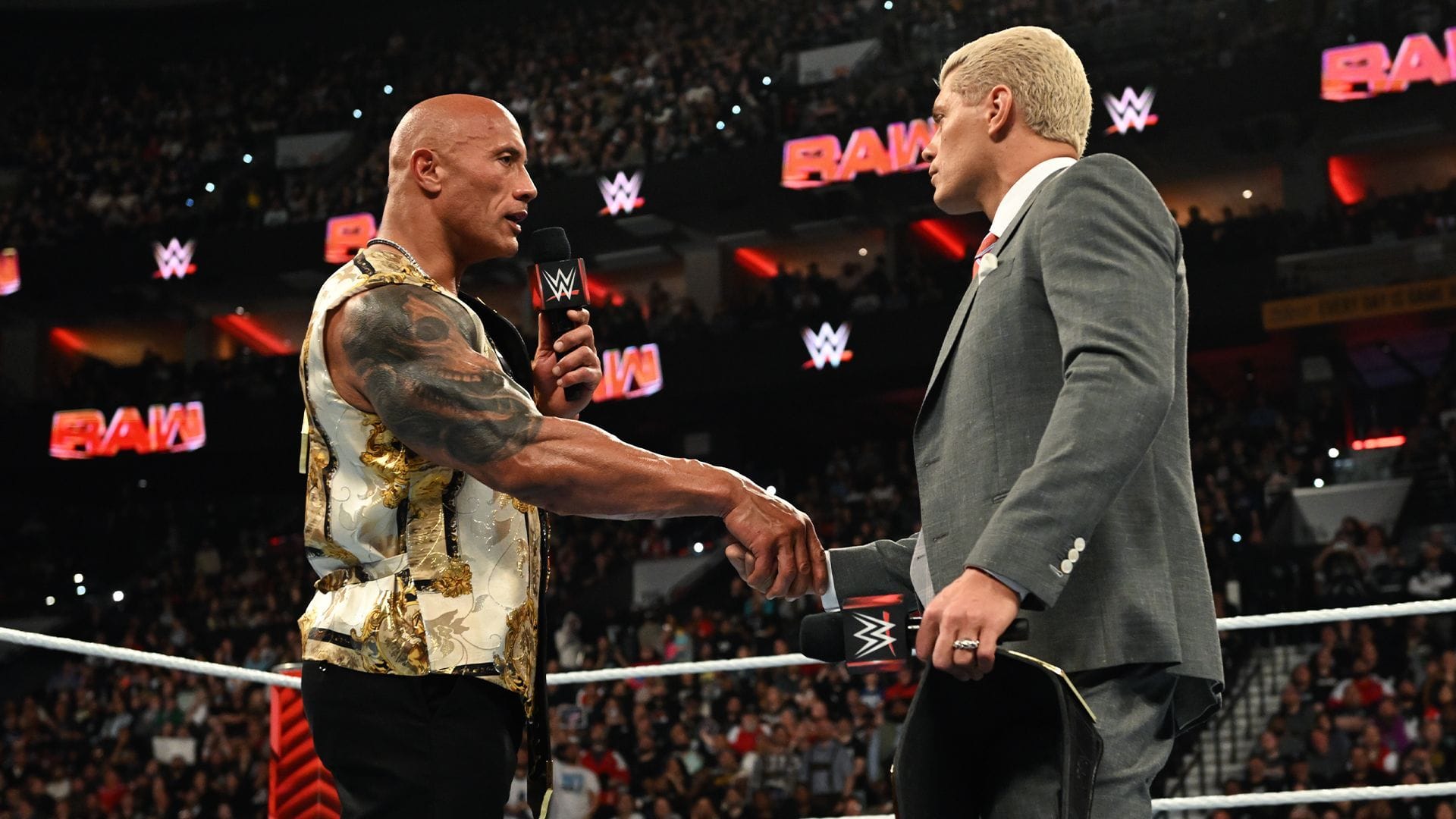 The Rock seemingly reacts to recent rumors surrounding WrestleMania XL