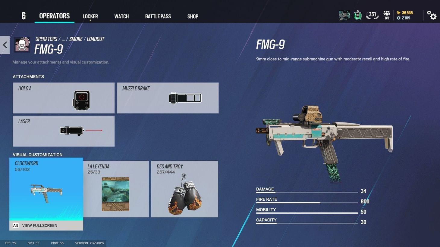 Best Smoke loadout in Rainbow Six Siege