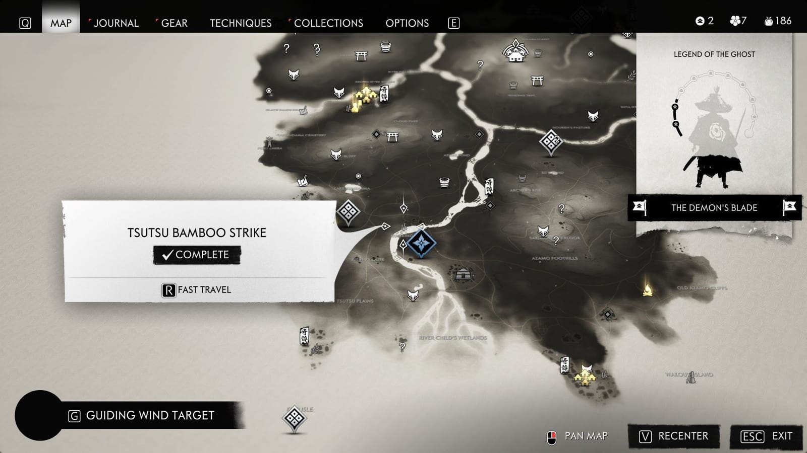 All bamboo strike locations in Ghost of Tsushima