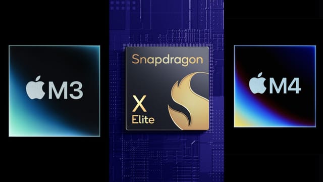 Snapdragon X Elite vs Apple M3 vs M4: Which is the best processor?