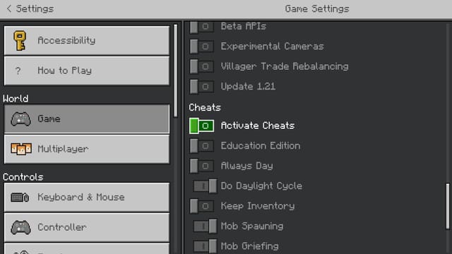 How to freeze time in Minecraft Bedrock