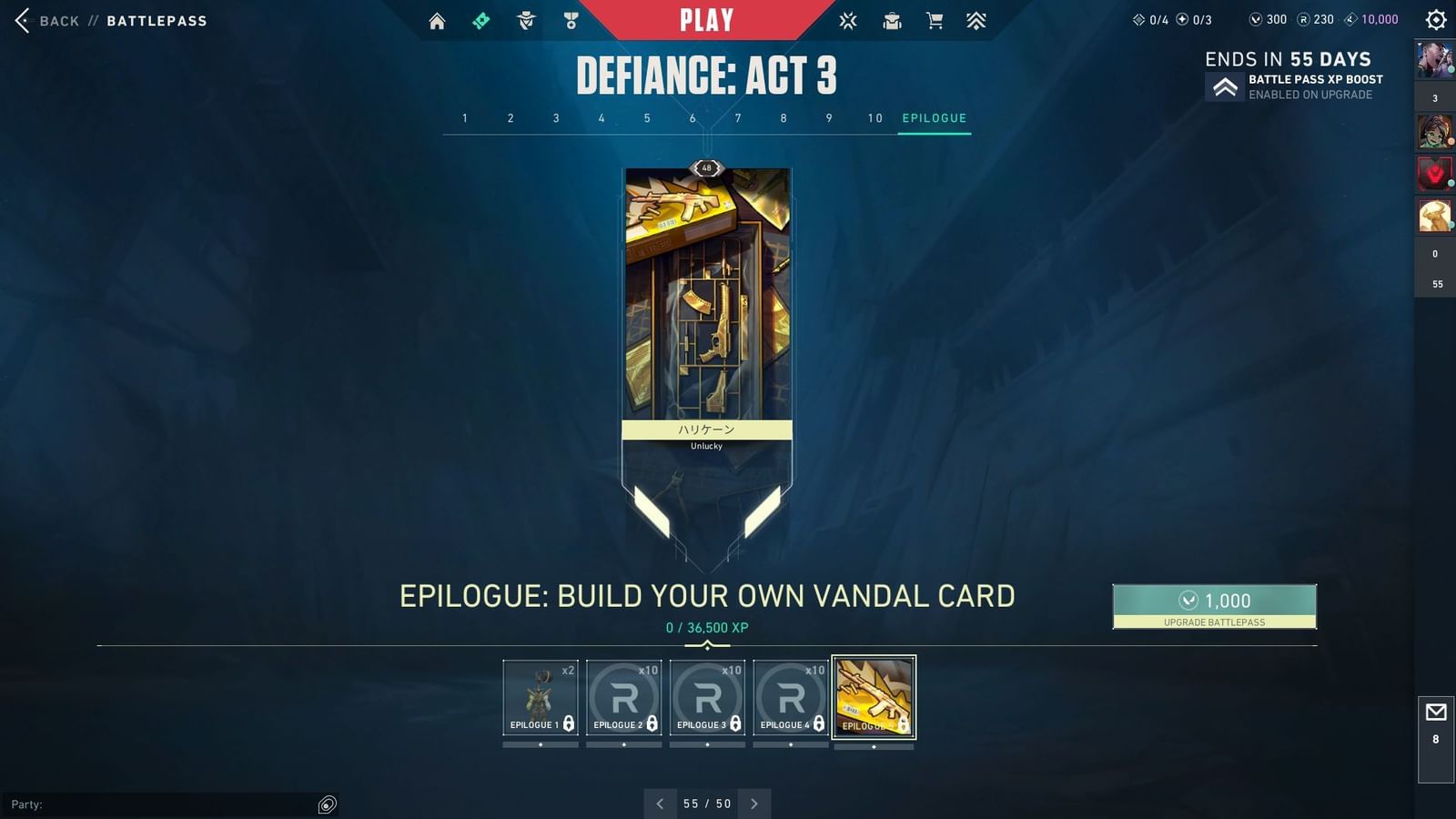 Valorant Episode 8 Act 3: All Battlepass tiers and rewards