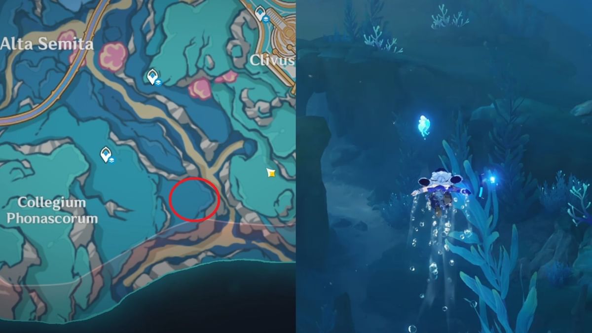 Genshin Impact Sea of Bygone Eras (east) Hydroculus locations