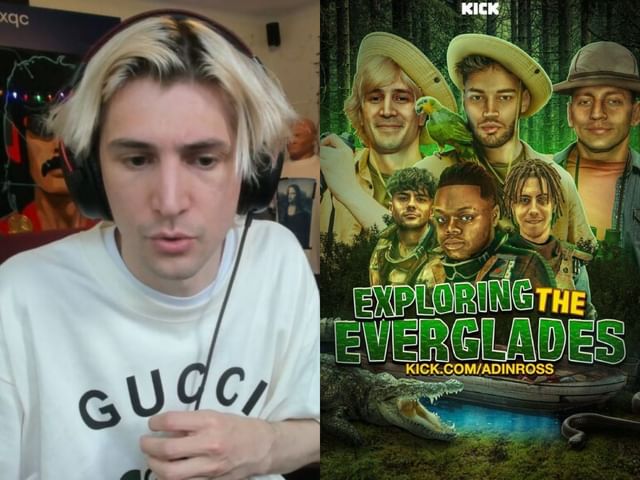 “He didn’t answer” - xQc explains why he didn’t join Adin Ross for the Miami Everglades stream