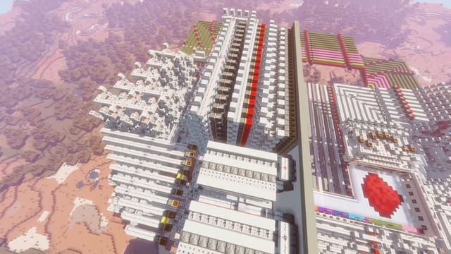 Minecraft player uses redstone calculator to solve math homework in-game