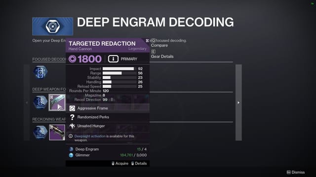 Best seasonal Deepsight weapon farm in Destiny 2