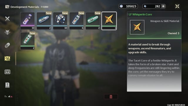 Wuthering Waves Rover ascension materials