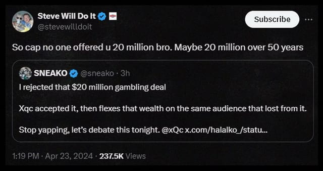 “He’s really not that smart” - SteveWillDoIt calls out Sneako during ...