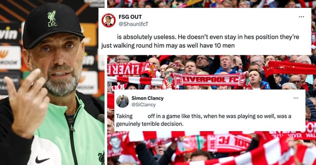 “Absolutely useless”, “Nowhere near mobile enough” - Liverpool fans ...