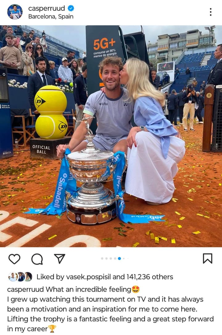 WATCH: Casper Ruud's royal date with girlfriend Maria; couple joins ...