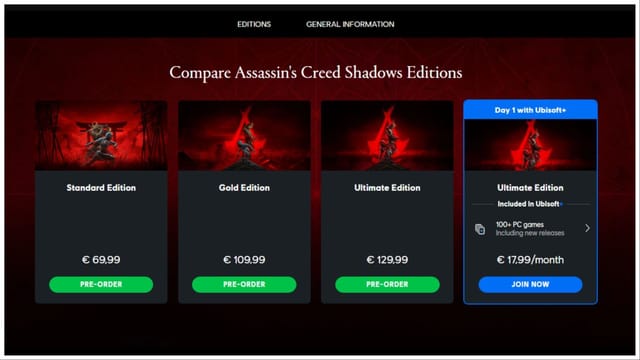 Is Assassin's Creed Shadows Ultimate Edition worth buying? Content ...