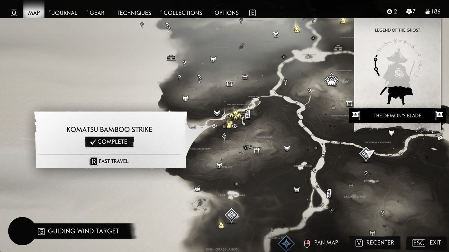 All bamboo strike locations in Ghost of Tsushima