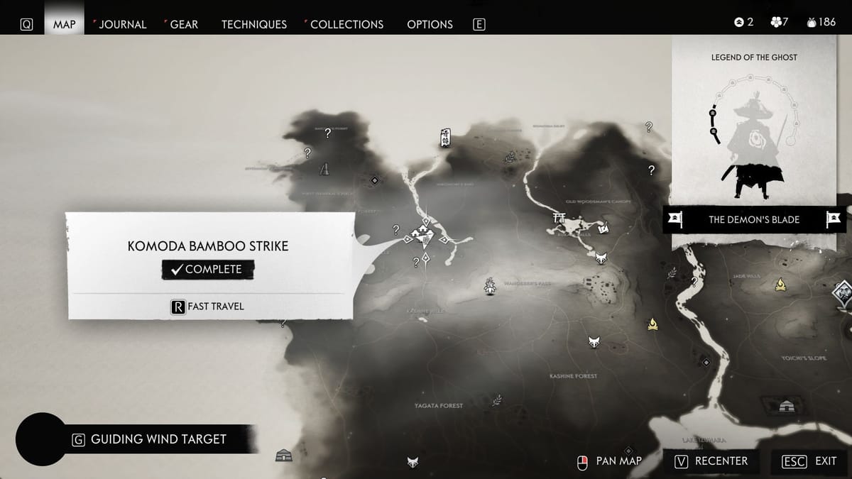 All bamboo strike locations in Ghost of Tsushima