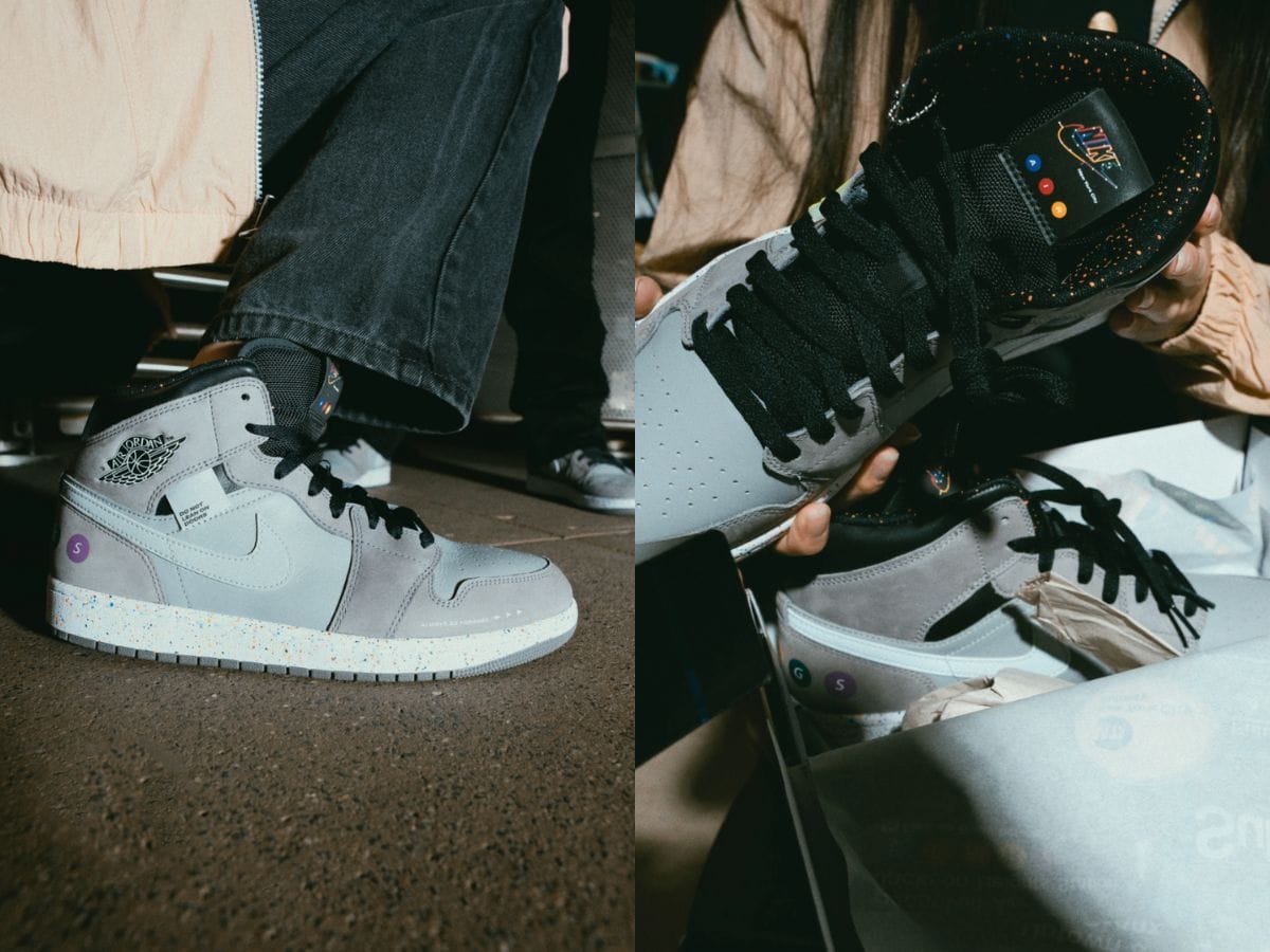 Nike unveils official images of Air Jordan 1 Mid "Subway" sneakers