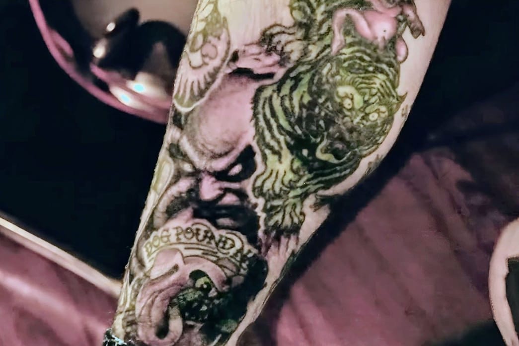 Brody King's Tattoos | Darby Allin’s tombstone tattoo and more