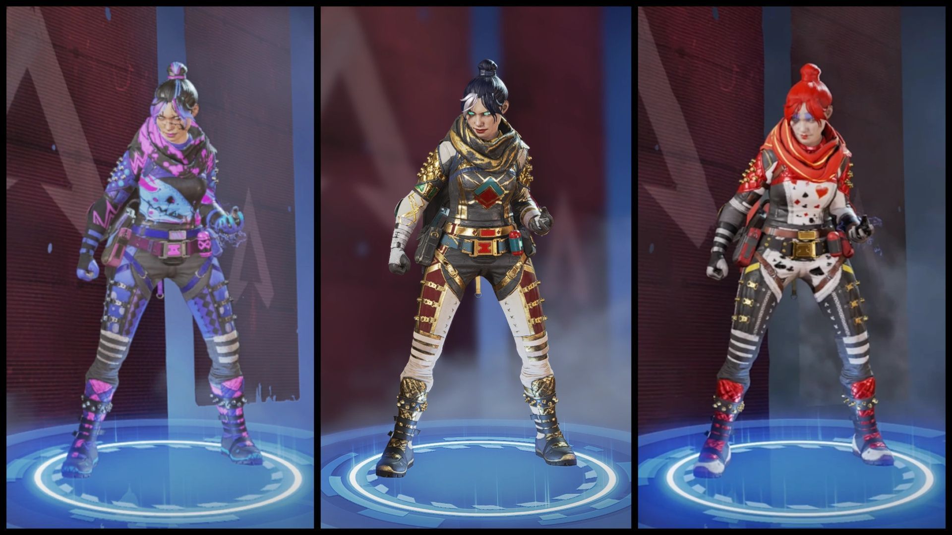 All Wraith skins in Apex Legends