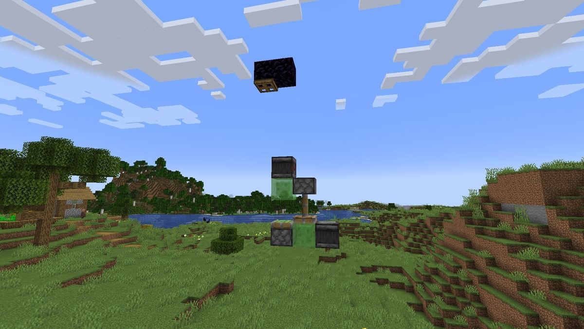 How to build flying machine in Minecraft