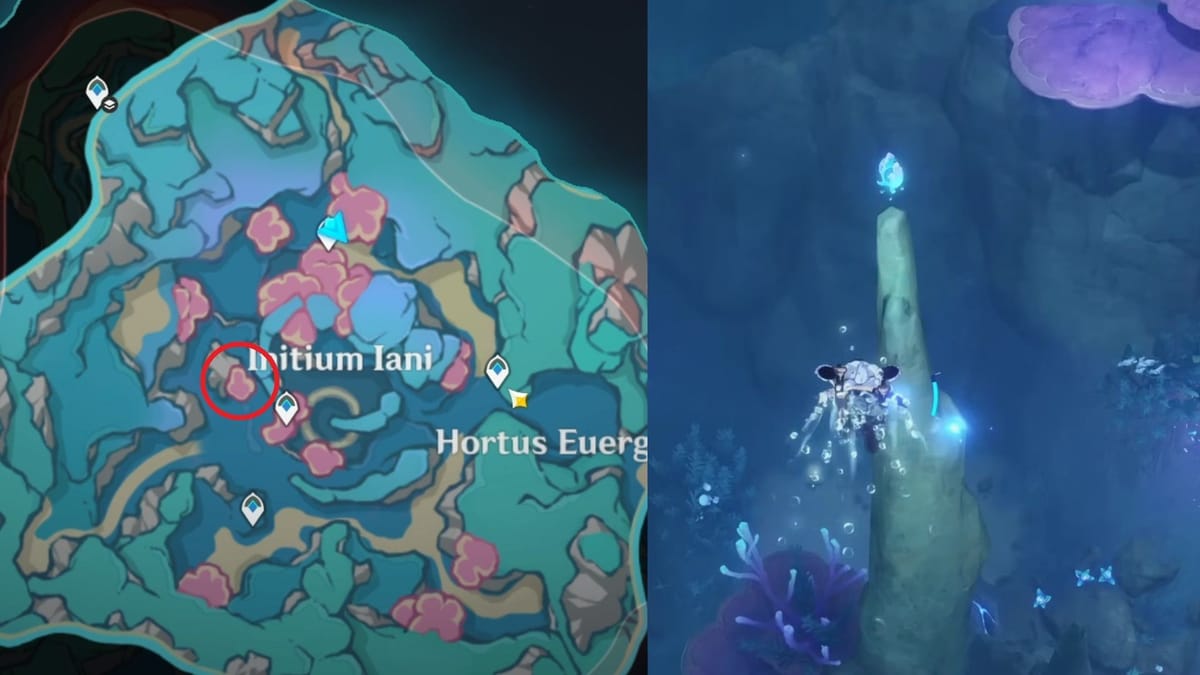 Genshin Impact Sea of Bygone Eras (west map) Hydroculus locations