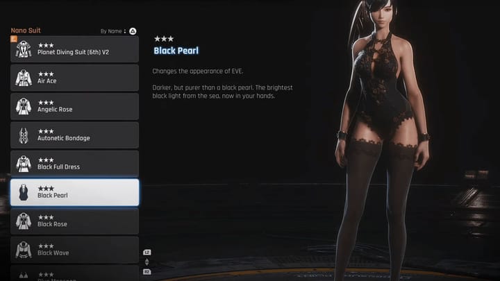 How to unlock the Black Pearl Nano Suit in Stellar Blade
