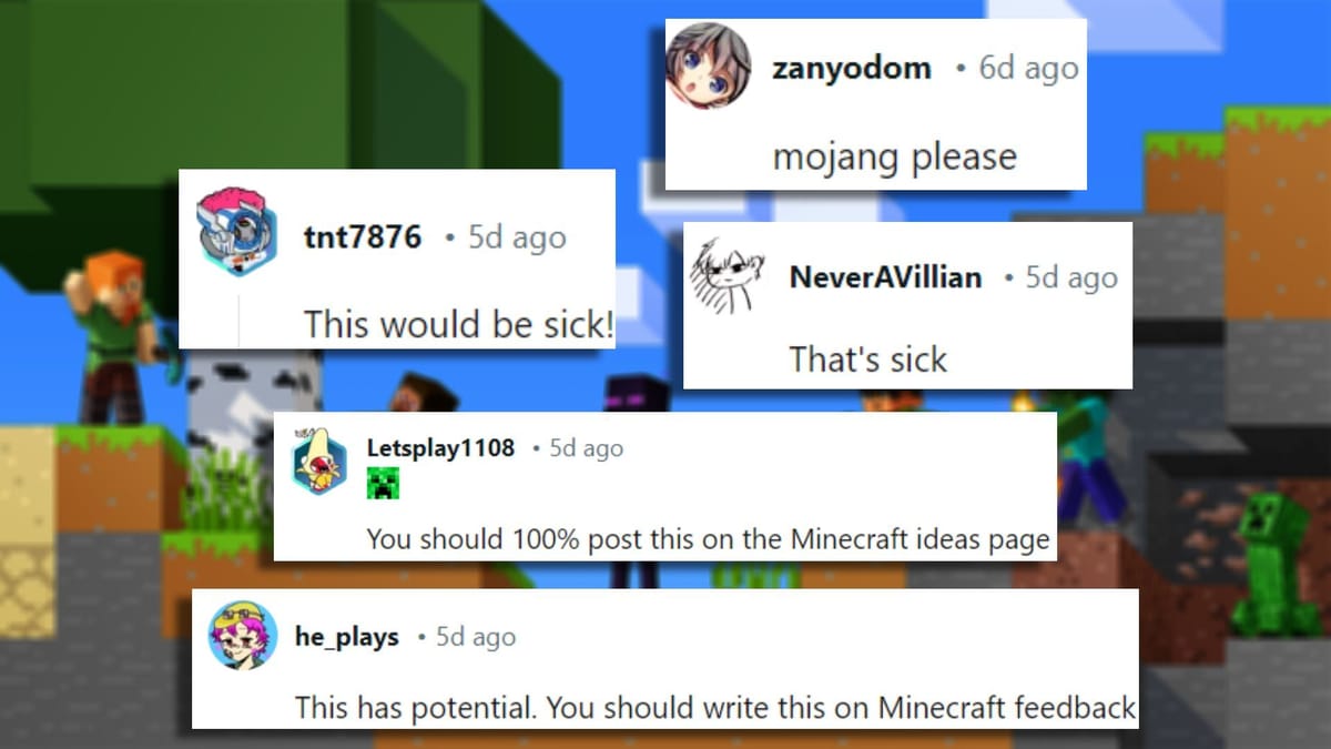 Minecraft player shares interesting concept idea for craftable music ...