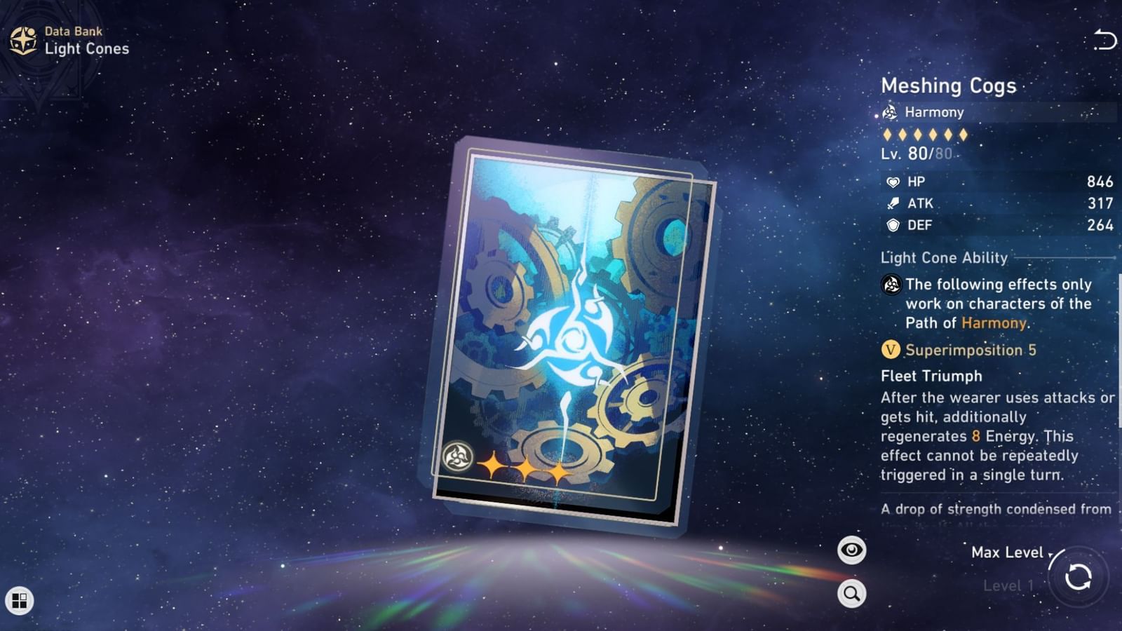 Honkai Star Rail Harmony MC (Trailblazer) Light Cone guide