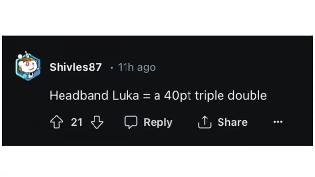 "Headband Luka was a problem": Mavericks fan has creative solution for ...