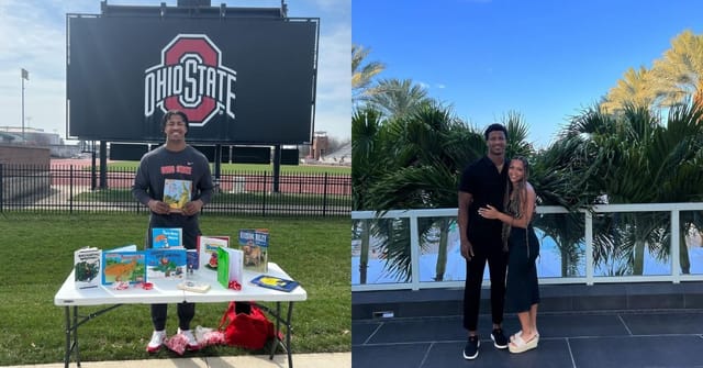 WATCH: Ohio State safety Sonny Styles and GF Kaia Henderson enjoy ...