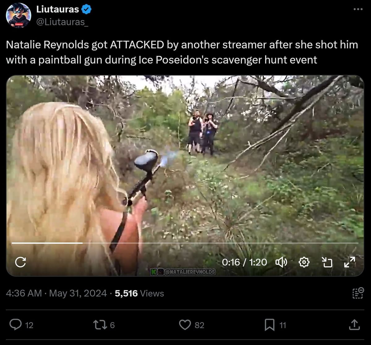 Controversial personality Natalie Reynolds assaulted on livestream ...