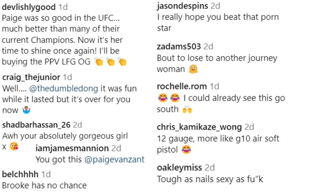 "I really hope you beat that p*rn star" - Fans react as Paige VanZant ...
