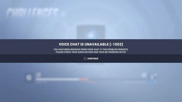 Overwatch 2 voice chat error [-1002]: Possible fixes, reasons, and more