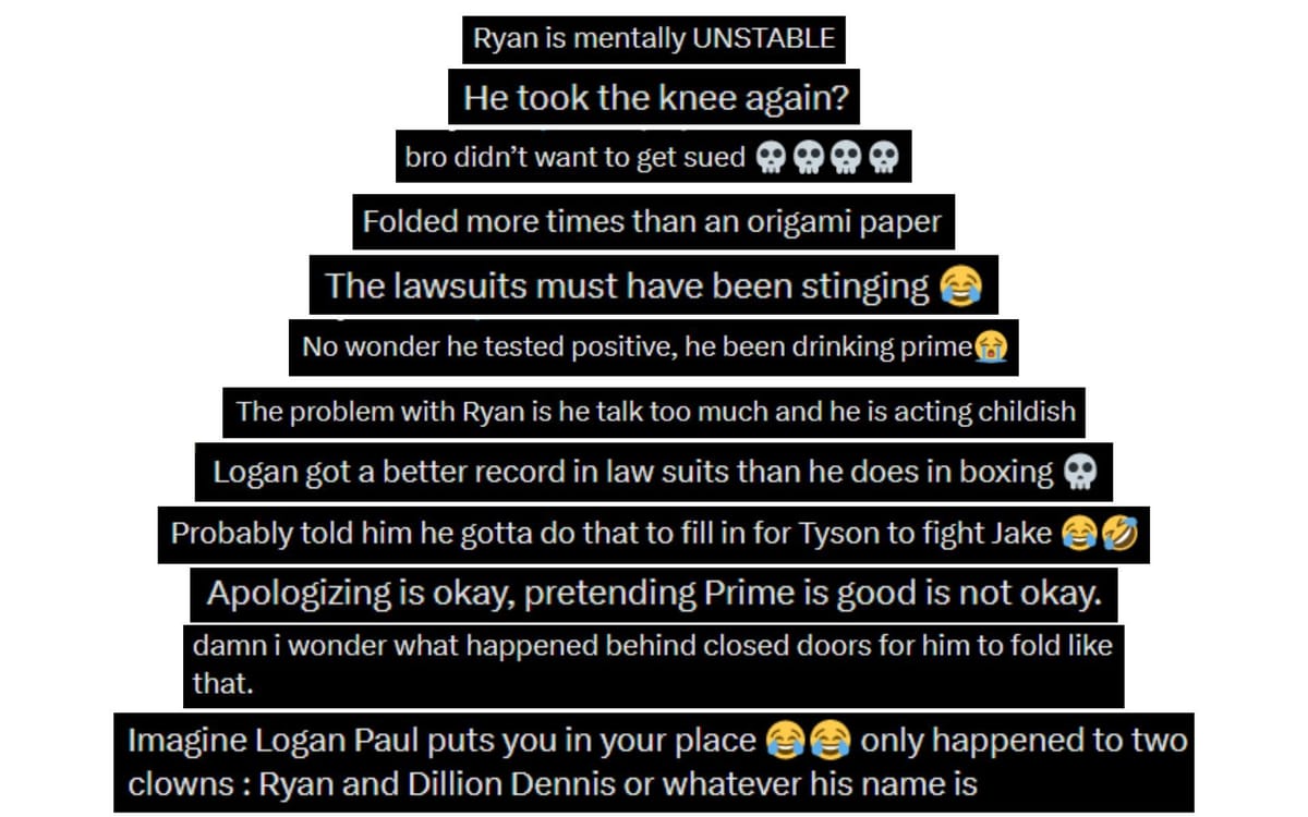 Logan Paul: "Got a better record in lawsuits than he does in boxing ...