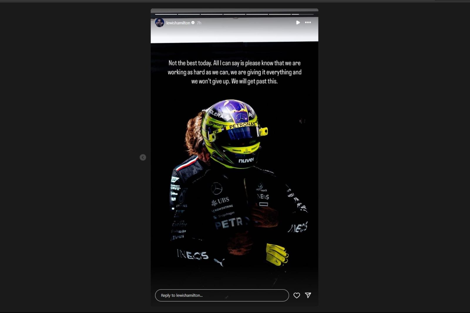 “Here come the waterworks”: Fans swept up by Lewis Hamilton’s heart ...