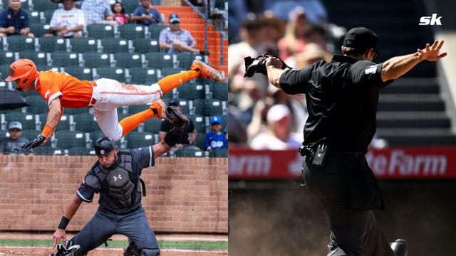 WATCH: College baseball player makes sensational acrobatic jump over ...