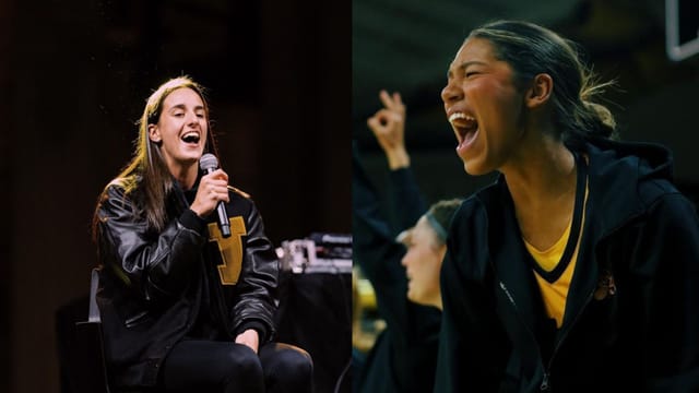 Iowa star Jada Gyamfi hypes up former teammate Caitlin Clark after heroic Indiana debut: "She's ...