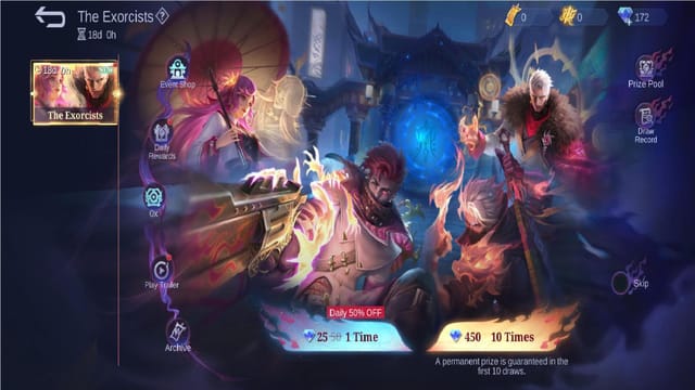 Exorcist Skins in Mobile Legends Bang Bang: Skin overview, how to get ...