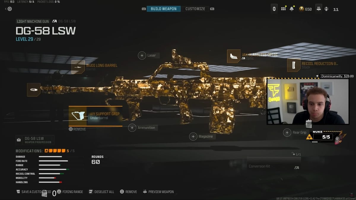 FaZe Swagg shows the "new best" weapon on Rebirth Island in Warzone ...