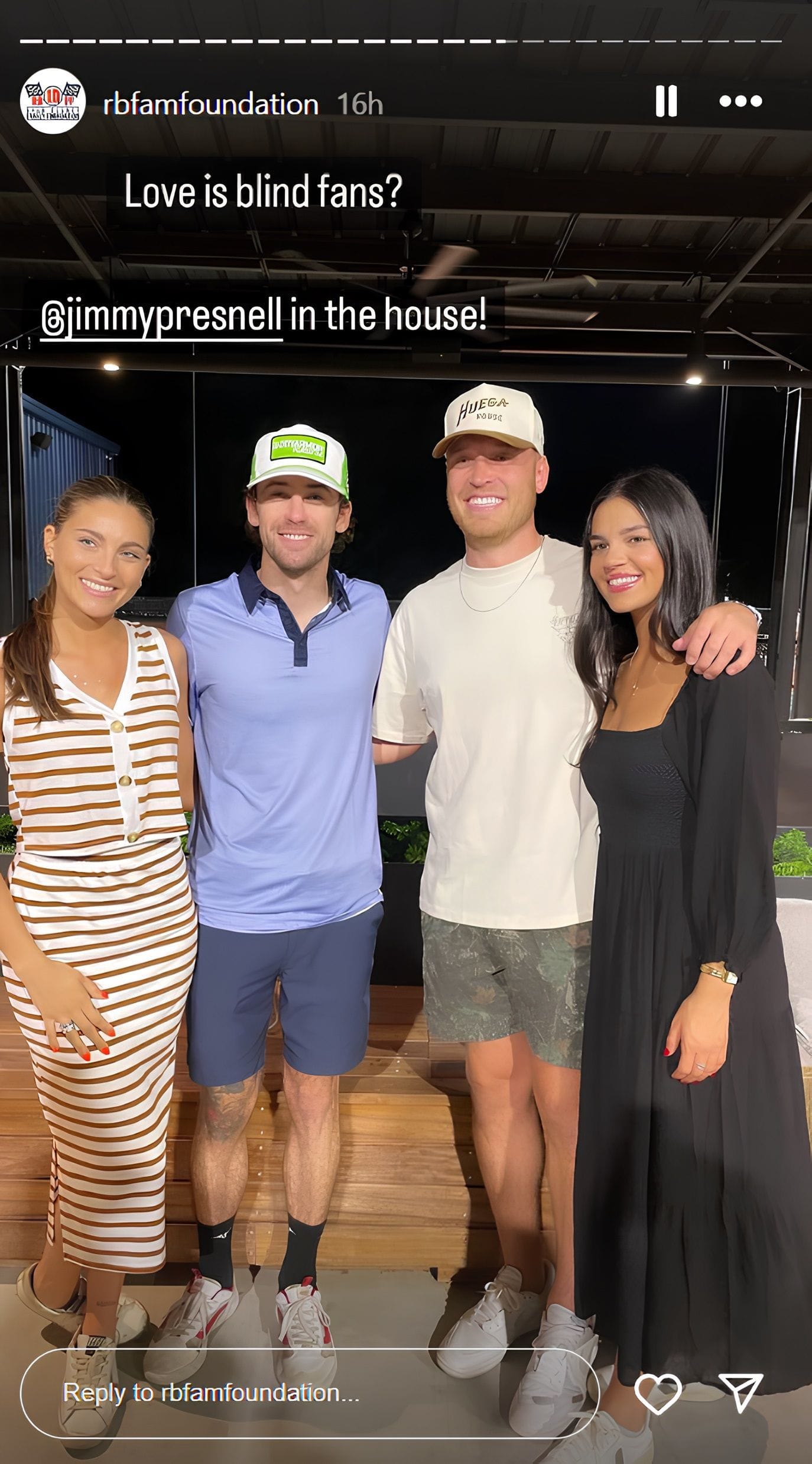 Ryan Blaney's sister Erin poses with Love is Blind star at a family ...