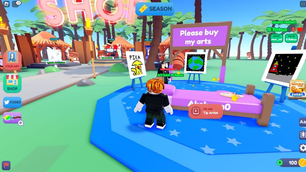 How to earn Robux in Roblox Starving Artists