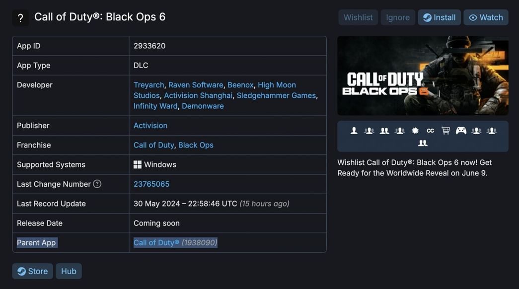 Is CoD Black Ops 6 a DLC? Steam listing explained