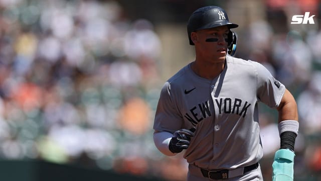 WATCH: Yankees slugger Aaron Judge blasts home run in first at-bat ...