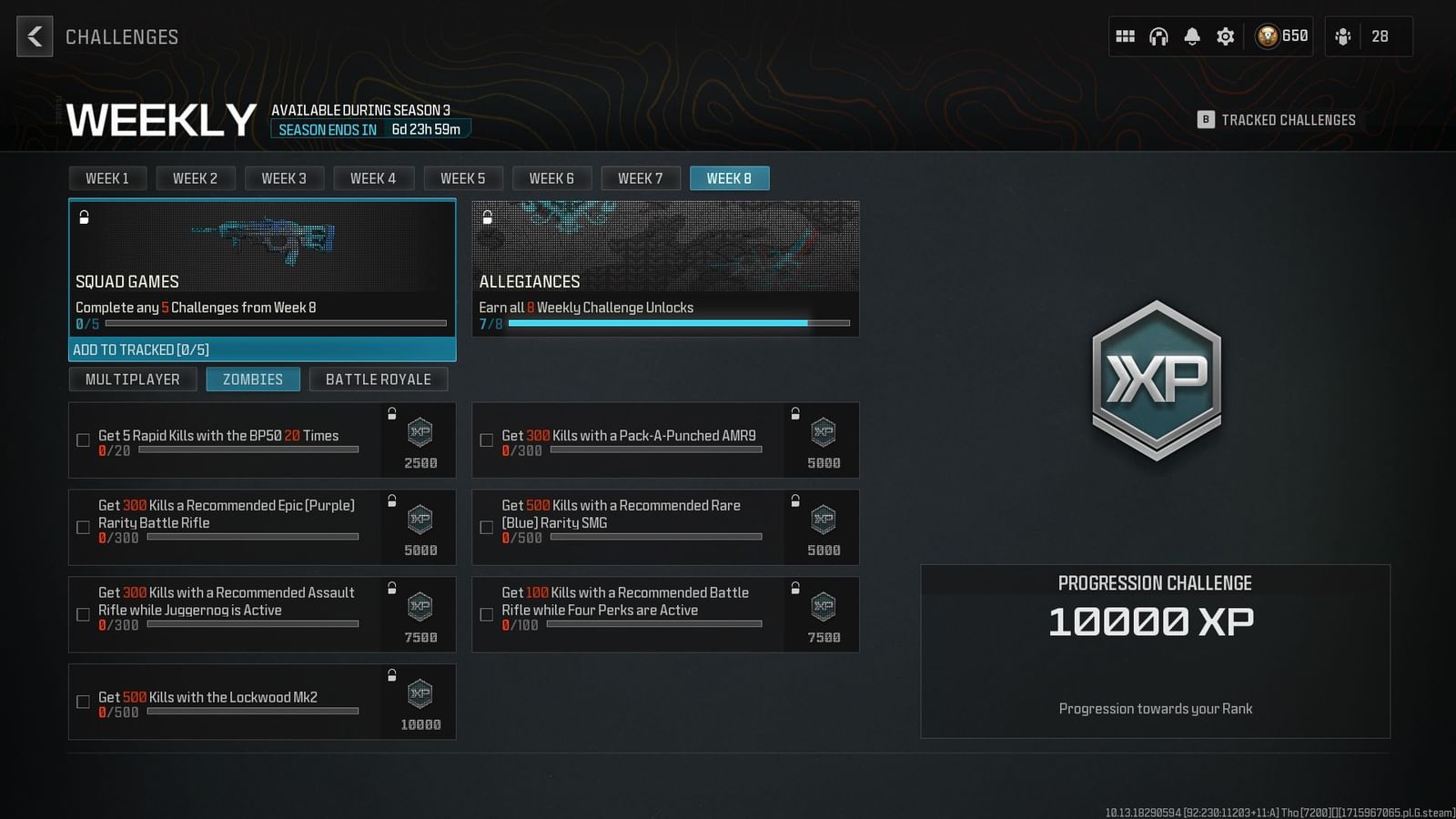 MW3 and Warzone Season 3 Week 8 challenges: How to complete, rewards ...