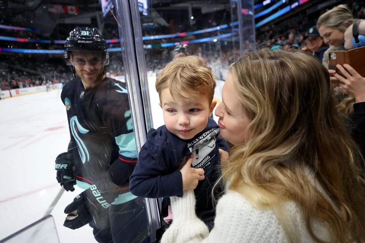 Who is Alex Wennberg's wife?