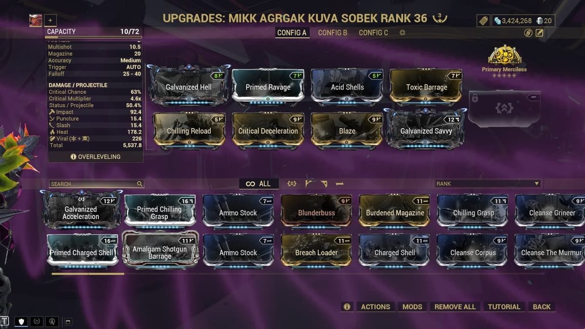 Warframe: Saryn Prime build guide (mod setup, Helminth, and synergies)