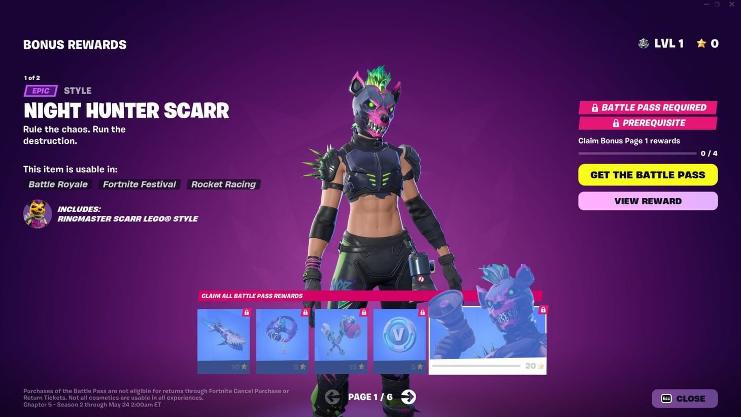 Fortnite Chapter 5 Season 3 Battle Pass: Full list of every skin from ...