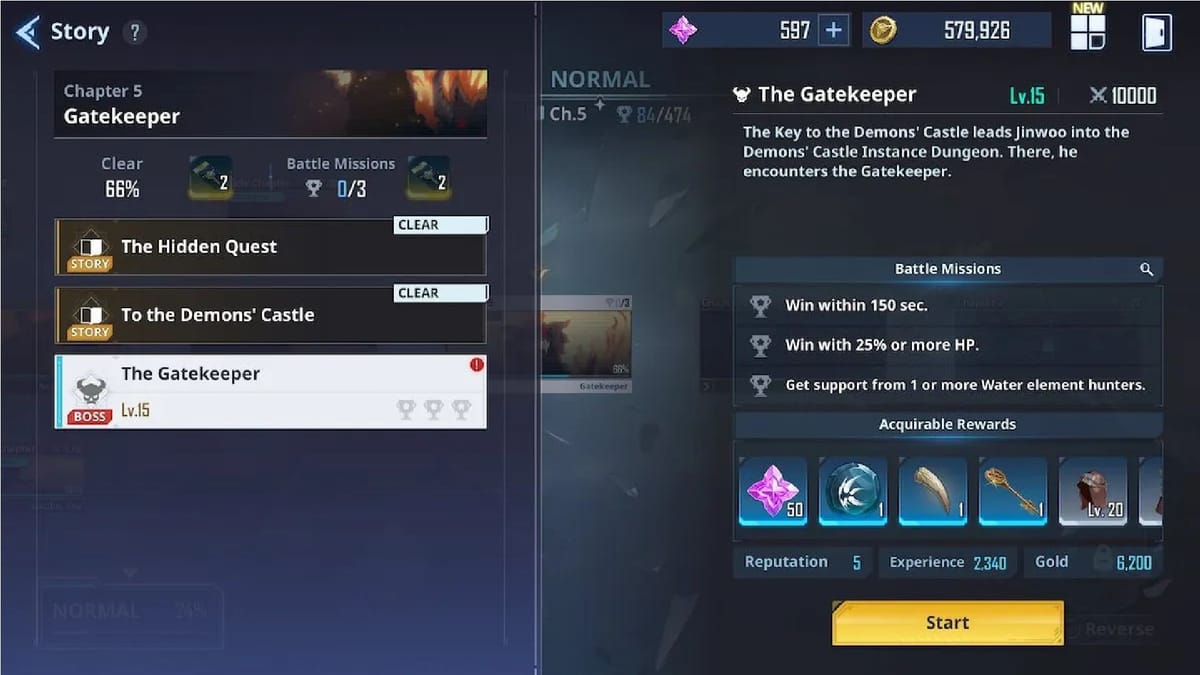 How to increase Reputation level in Solo Leveling Arise