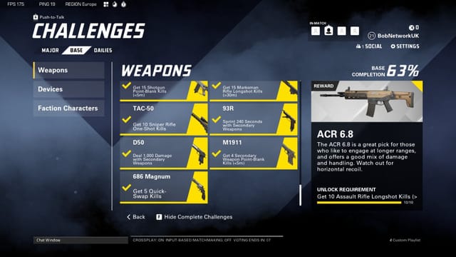 How to unlock every weapon in XDefiant