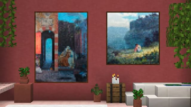 Who are the creators of all paintings in Minecraft?