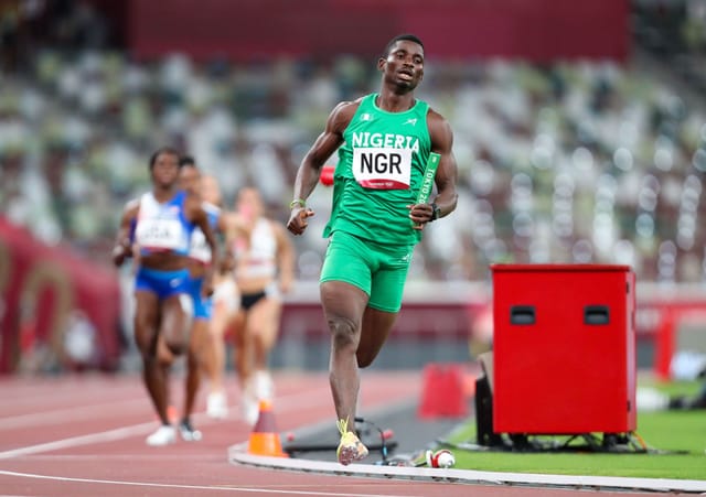 WATCH: Nigeria, Ghana and Liberia’s sprinters celebrate after ...
