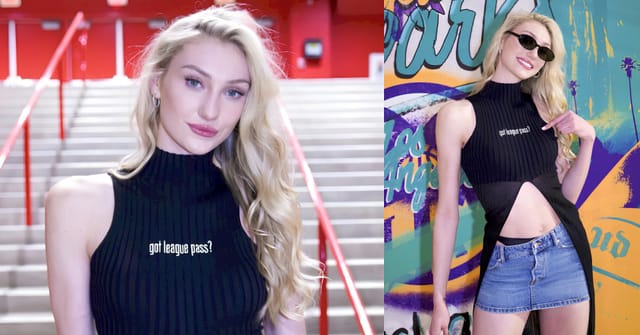 IN PHOTOS: Cameron Brink turns heads in $50 million brand's denim skirt ...